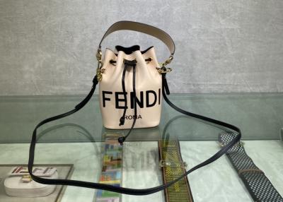 Cina Borsa di lusso inter- di cuoio bianca del secchio del corpo 10cm stampabile in vendita