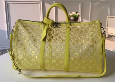 Cina Forma del cuscino della borsa del viaggio di Mesh Fabric 50cm delle donne inter- gialle del corpo in vendita