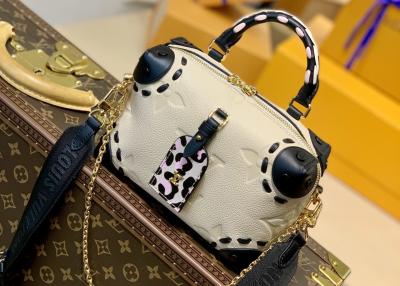 Cina Autunno minuta della stampa 2021 del leopardo della borsa di LV M58518 Malle Souple del quadrato in vendita
