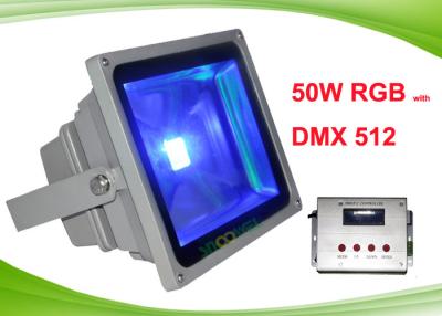 Cina IP65 impermeabilizzano multi la lega di alluminio principale colore senza fili all'aperto di RGB 50W della luce di inondazione in vendita