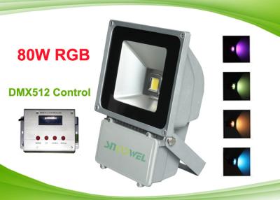 Cina Luce di inondazione variopinta all'aperto di 80w RGB LED con DMX512 controllo, illuminazione del paesaggio di RGB LED in vendita