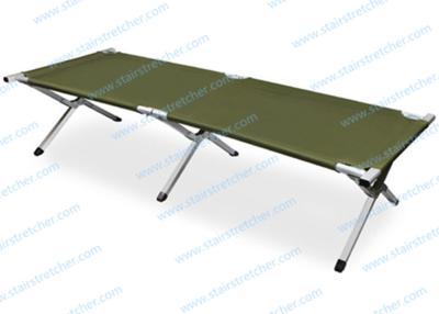 China Opvouwbare Ziekenwagenbrancard, Draagbaar Aluminiumlegering Militair het Kamperen Bed Te koop