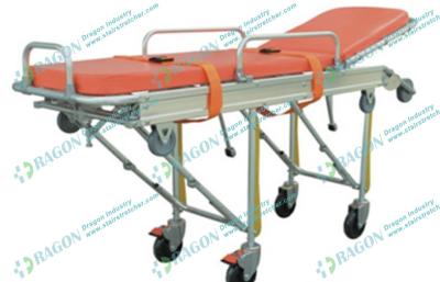China Van de de eerste hulp de vouwbare ziekenwagen van de aluminiumlegering brancard EMS met veiligheidsgordels Te koop