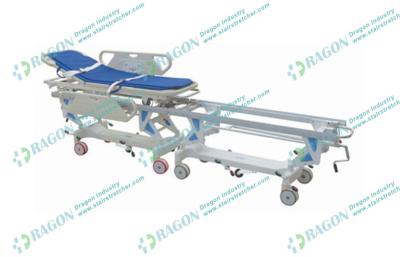 China Luxurious Kar van het Brancardbed voor Overdrachtpatiënten/het vervoerbrancard van de Aluminiumlegering Te koop