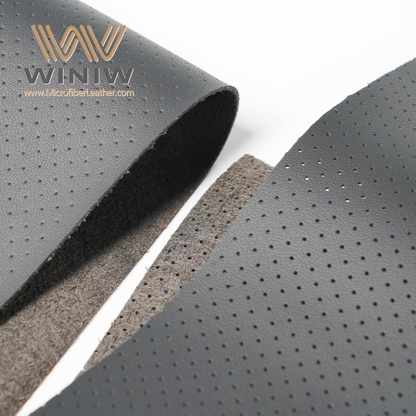 Perforated leather for cars