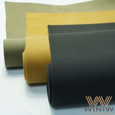 Cina Materiale di cuoio artificiale rispettoso dell'ambiente di Microfiber Nubuck in vendita
