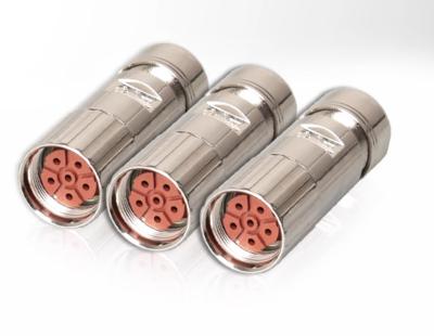 China Conector industrial servo de Pin Connector 6FX2003-0LU30 do poder 6 de Siemens M23 com cabeça rosqueada à venda