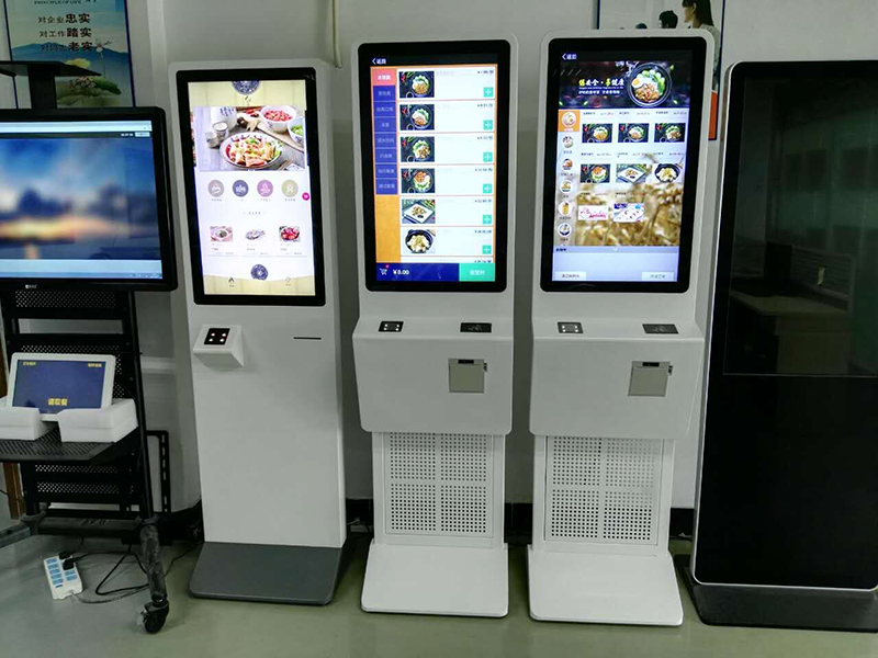 Self-service Kiosk Machine with QR Code Scanner