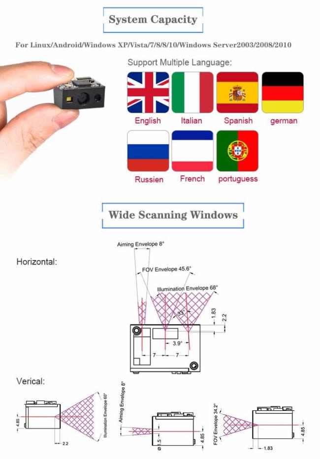 LV3085 2D Barcode Scanner Module LV3085 2D Barcode Scanner Module