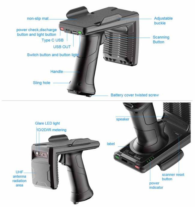 SMB02H Bluetooth Long Distance UHF RFID Reader SMB02H Bluetooth Long Distance UHF RFID Reader