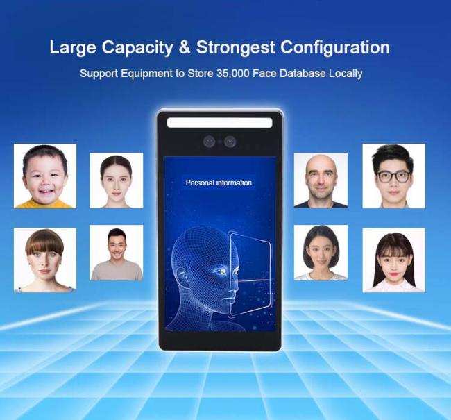 F5 Binocular Camera Face Recognition Terminal F5 Binocular Camera Face Recognition Terminal