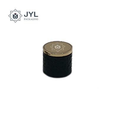 China Rose Gold Aluminium Perfume Caps For FEA15 Perfume Bottle With Engraved Logo à venda