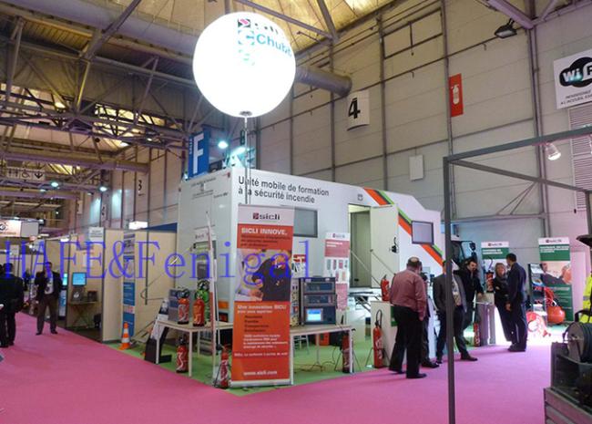 3.5m Outdoor Company Event Inflatable Advertising Ballon Tripod ball 2000W Halogenlamp 0