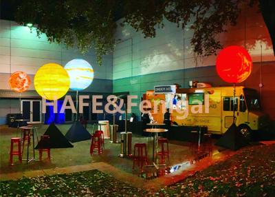 China Decoration Inflatable Lighting Ball 400W RGB + White Light With DMX512 Control Box for sale