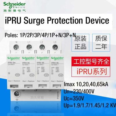 Cina Componenti SPD 230V/400V Imax di bassa tensione del dispositivo di protezione dell'impulso di IPRU 10 20 40 65kA in vendita