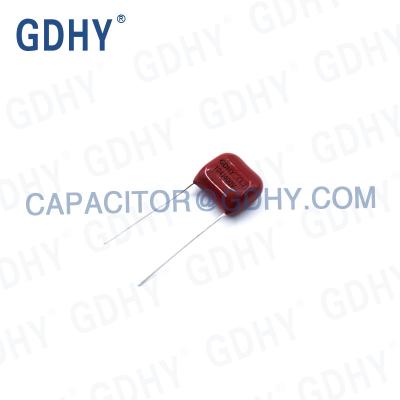 China Metallized Polyester Film 104J400V 0.1uF CL21 Capacitor for sale