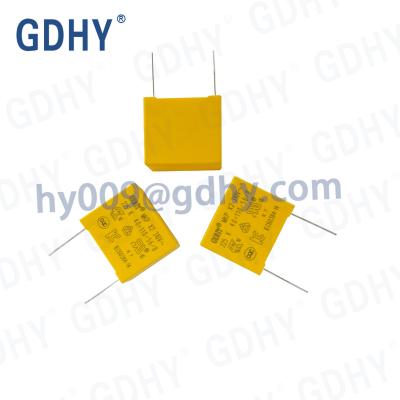 China 2.2uF 225nF X2 Suppression Induction Capacitors 310V Box Type for sale
