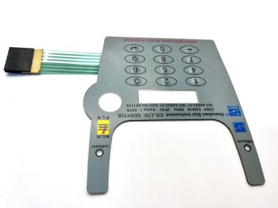 China Anti Scratch Medical Membrane Switch High Sensitivity 1.25MM Pitch For Industrial Equipment for sale