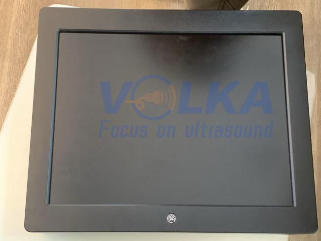 GE Vivid E9 LCD Monitor side view