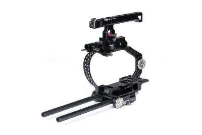 Cina Impianto di perforazione 19mm della macchina fotografica di Tilta della maniglia della cima della gabbia dell'armatura di ES-T05 FS700 per la macchina fotografica di Sony FS700 in vendita