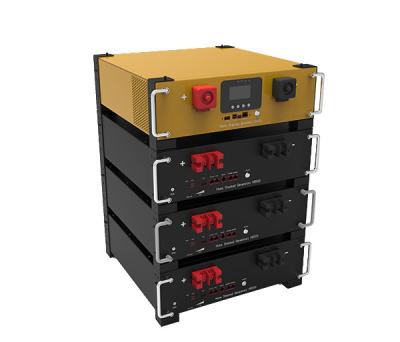 Cina Lungo ciclo di vita LiFePO4 Sistema di accumulo dell'energia della batteria 5KW Potenza di uscita Comunicazione RS485/CAN in vendita