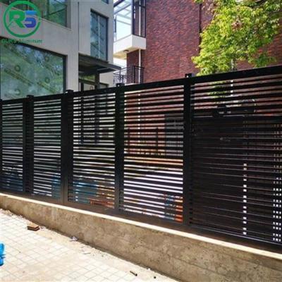 Chine Métal et barrières horizontales en aluminium durables en acier en métal d'intimité de la barrière PPG de lamelle à vendre