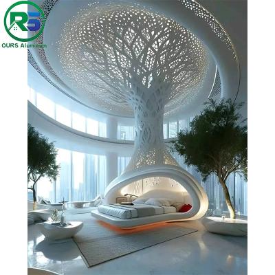 중국 3D PVDF Aluminum Honeycomb Panel Decorative Building Exterior Wall Tile Tegular 판매용