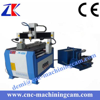 China Vcauum pump 4 axies wood carving cnc router ZK-6090 (600*900*120mm) for sale
