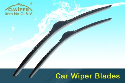 Cina Spazzole di tergicristalli universali del silicone del gancio dell'automobile U con la placcatura elettrolitica della striscia dell'acciaio inossidabile in vendita