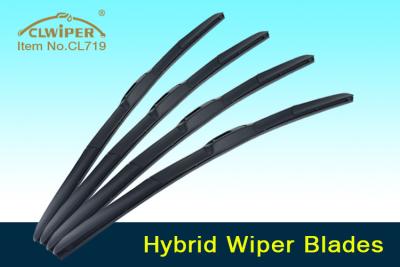 Cina Spazzole di tergicristalli ibride del tergicristallo con la placcatura elettrolitica della striscia dell'acciaio inossidabile termoresistente in vendita
