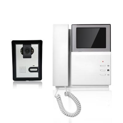 China 4.3 Inch Camera Intercom System Handset Remote Talk At Front Gate for sale