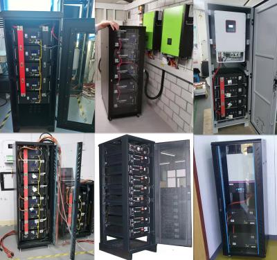 中国 48v 200Ah電池のエネルギー蓄積 システムが付いている100kw 100kwh Lifepo4電池のキャビネット 販売のため