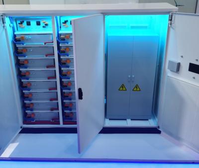 中国 高容量のエネルギー蓄積の容器200Kwh LiFePo4電池のキャビネット 販売のため