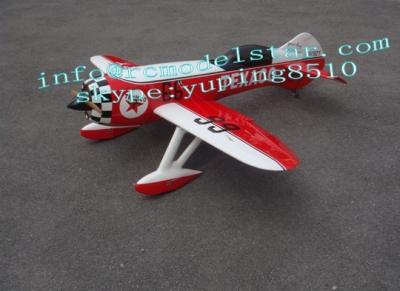 Cina Radio gigante ultra leggera degli aeroplani di modello controllata di potere del gas, GeeBee R3 100cc in vendita