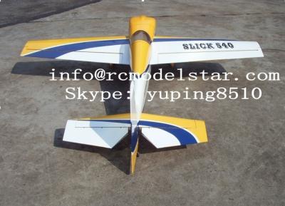 Cina Slick540-100cc spianano il modello, legno di balsa gigante degli aeroplani di modello con le acrobazie aeree in vendita
