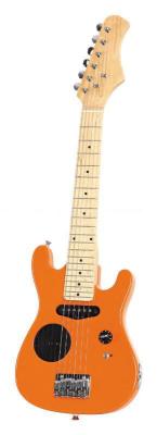 中国 外的な Amp のセリウム/EN71 AGT30-AMP5 のための小型 Solidwood の電気おもちゃのギターのオレンジ 販売のため