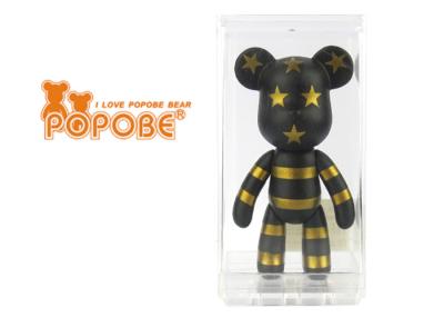 中国 3 インチ/8.2CM の黒く華麗な金かわいいくまは Decortive のクリスマスのギフトをもてあそびます 販売のため