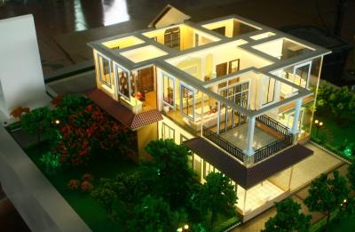 Cina Accensione del creatore di modello architettonico, bello modello della miniatura della costruzione della Camera in vendita
