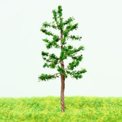 Cina Treno stazione Layout in miniatura scala alberi verde Avenue metallici Wire pino albero modello 4,3 cm in vendita