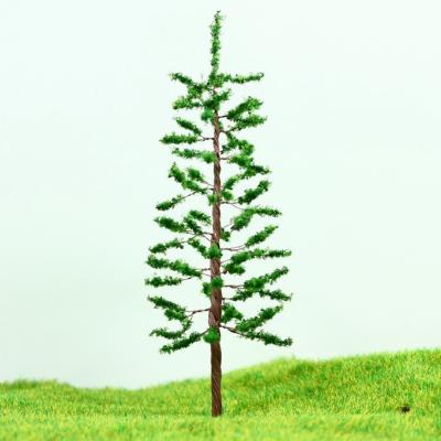 Cina HO Train Layout in miniatura modello alberi verde via filo albero di pino 11 cm in vendita
