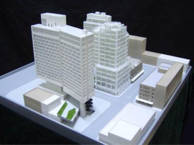 Cina Bene durevole di modello architettonico miniatura del creatore per la costruzione pubblica del Basswood in vendita