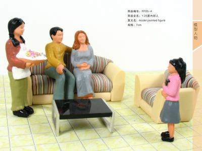 Cina FP25-4 indoor 1:25 architettonico scala modello persone Painted Figure 7 cm in vendita