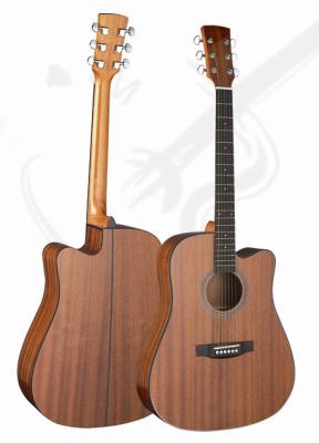 Cina chitarra occidentale classica di 41inch intera Sapele/chitarra acustica di legno d'annata per i principianti TP-AG52-1 in vendita