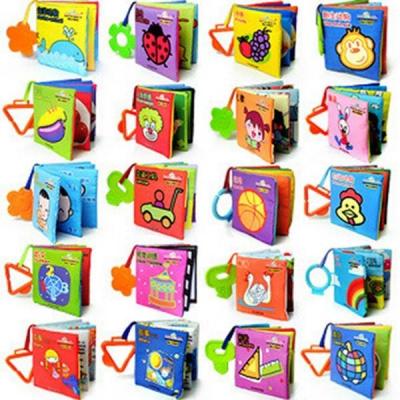 Cina Una carta sana di 20 di stili di panno dei libri del bambino giocattoli educativi del giocattolo per il bambino presto che impara in vendita