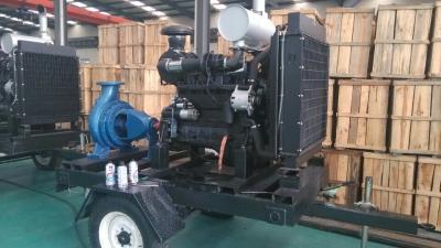 China La bomba de agua diesel del remolque fijó con los motores diesel de Cummins para la irrigación de la agricultura en venta