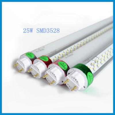 Cina 25W SMD3528 bianco T8 dimmerabile LED tubo con trasparente, satinato in vendita