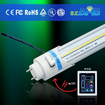 Cina T8 / 12W T10, 18W, 25W 1200mm tubo Led dimmerabile con WiFi Controll con UL, CE, FCC in vendita
