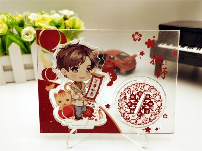 Cina Supporti acrilico dell'orologio di stampa offset dimensione di 20cm x di 14cm x di 6cm alla moda in vendita