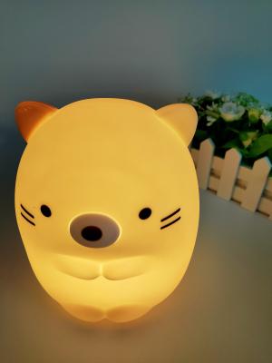 Cina Giocattoli molli del silicone del criceto del fumetto, luce notturna cambiante di colore del silicone in vendita