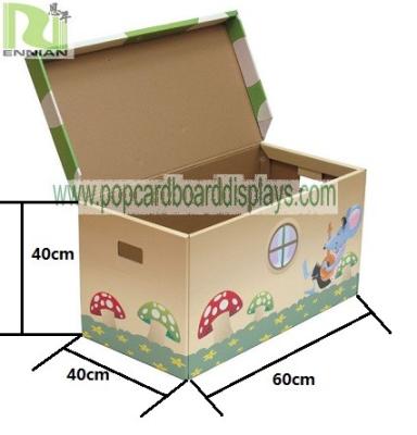 中国 家のための小さい板紙箱の段ボール家具フリップ上の貯蔵の腰掛け 販売のため